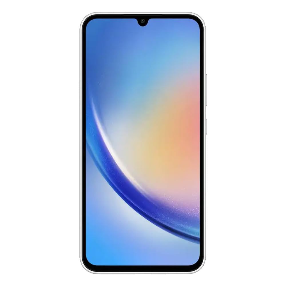 SAMSUNG Galaxy A34 5G + 4G LTE (128GB + 6GB) Unlocked Worldwide (Only T-Mobile/Mint/Metro USA Market) 6.6" 120Hz 48MP Triple Camera + (25W Wall Charger) (Awesome Silver (SM-A346M))