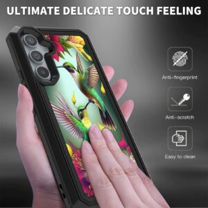 BPQOJB for Samsung A54 5G Case Galaxy A54 5G Case with Green Hummingbird Pattern for Men Women Dual Layer Hybrid Hard PC Soft TPU Shock Proof Protective Case for Samsung Galaxy A54 5G 6.4 inch 2023