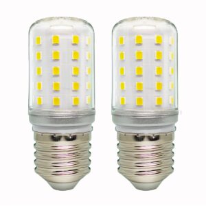 tupolife e26 refrigerator light bulb ac100-265v 3.5w replacement compatible with frigidaire appliance fridge led lamp, 4w 40w equivalent cool white 6000k, 2 pack