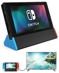 antank tv docking station for nintendo switch/switch oled, portable switch dock 4k hdmi tv adapter/high speed usb 3.0 ports, charging dock replacement for official nintendo switch dock