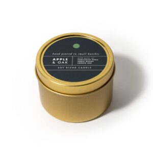 scentair- scented tin candle - apple & oak