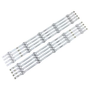 panmiled 8 pieces led backlight strips for hisense 55” tv 55r6000fm 55h6f 55r7f 55h6510g jl.d550a1330-003as-m_v02 crh-bx55v1u713030t04108cs-rev1.2