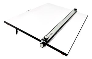 proartek drafting pk00018 model pxb36 portable drafting drawing board 24" x 36"; pxb series; adjustable aluminum parallel straightedge; carry handle; architecture tool for students and professionals