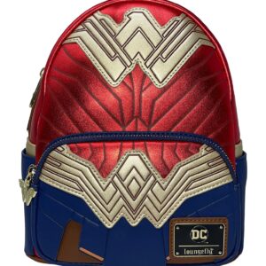 Loungefly Wonder Woman DC Comics Cosplay Womens Double Strap Shoulder Bag Purse