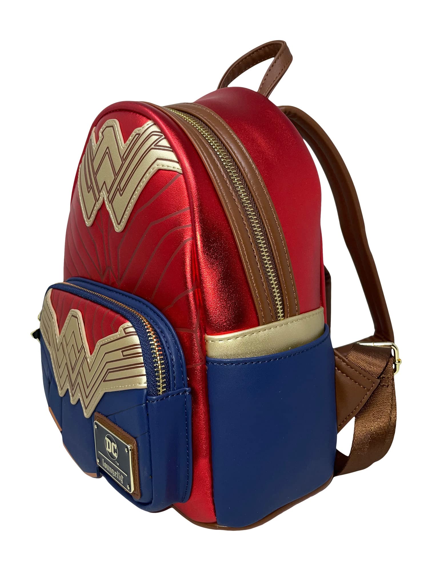 Loungefly Wonder Woman DC Comics Cosplay Womens Double Strap Shoulder Bag Purse