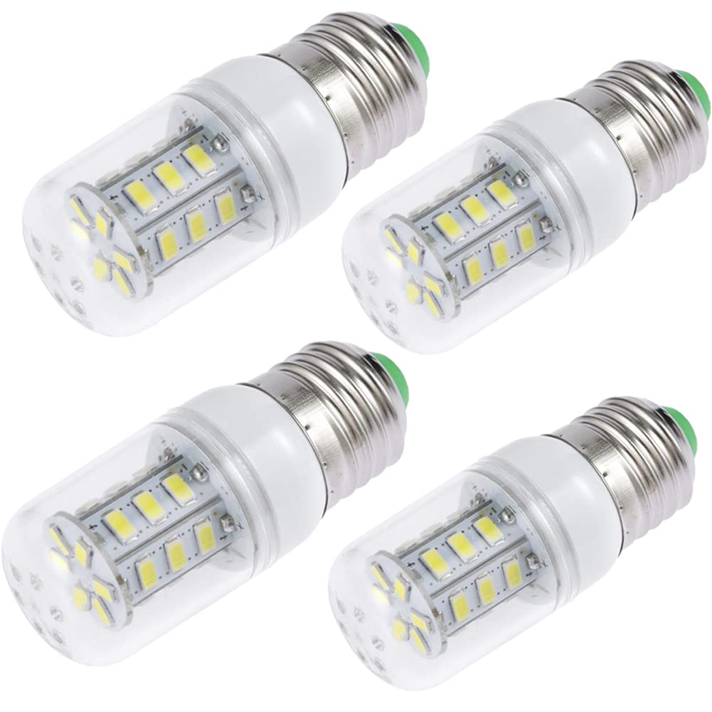 MMBGJKG Refrigerator Light Bulb 5W,5304511738 Refrigerator LED Light Bulb, Refrigerator PS12364857 AP6278388 4584444,120V E26 Daylight White LED Refrigerator Light Appliance Bulbs (4)