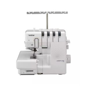 brother innov-ís airflow 3000 air serger sewing machine - comes with gathering foot, blind stitch foot, and piping foot