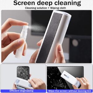 7-in-1 cleaner kit for airpods headphones,keyboard earbuds case & computer, deep cleaning tools with screen cleaner for airpods 1/2/3/ pro, earphones,laptop and camera