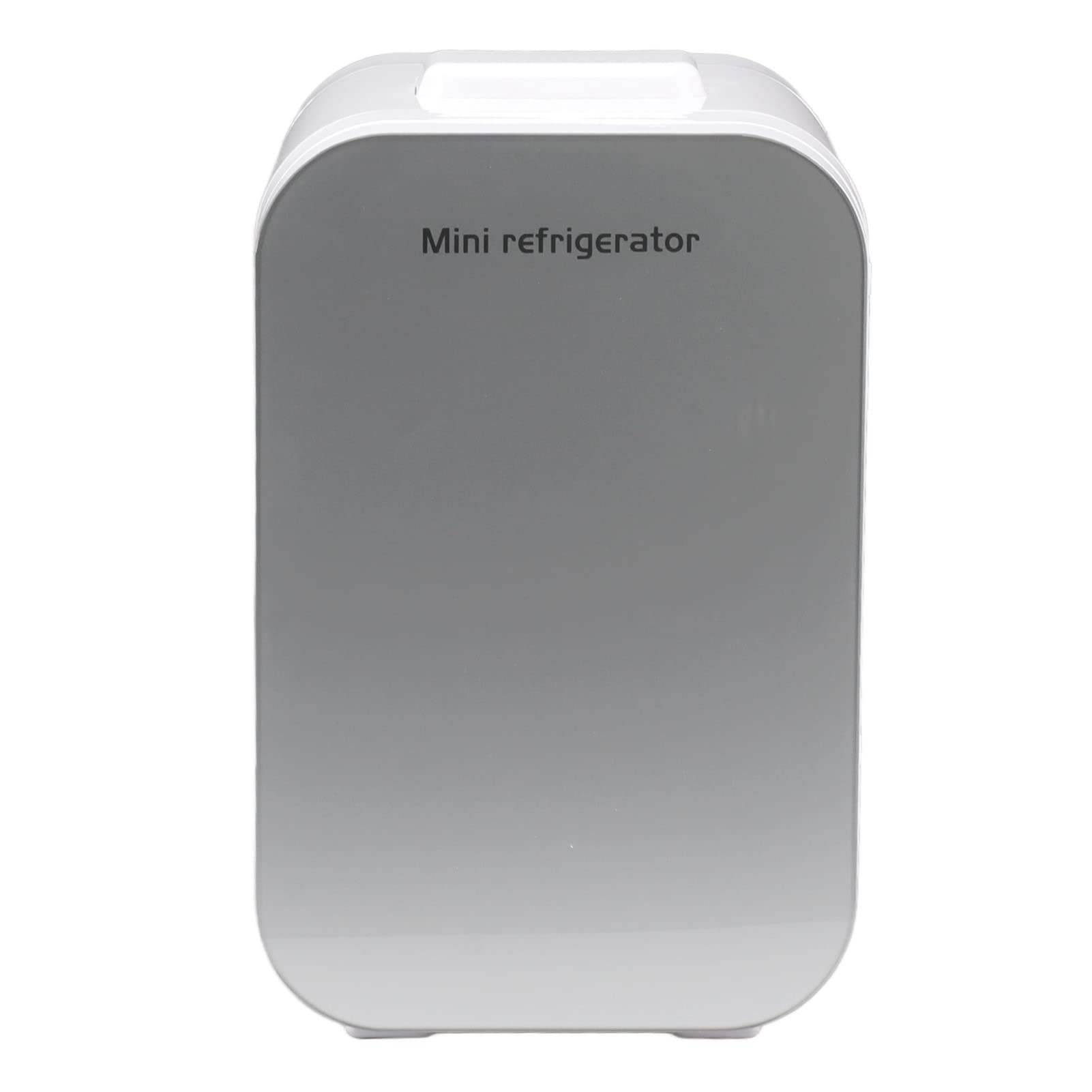 Mini Compact Fridge, 8 L Single Core Skincare Refrigerator Beauty Fridge with Mirror & Light Portable Cooler Warmer Refrigerator Fridge for Skincare, Makeup, Beverage