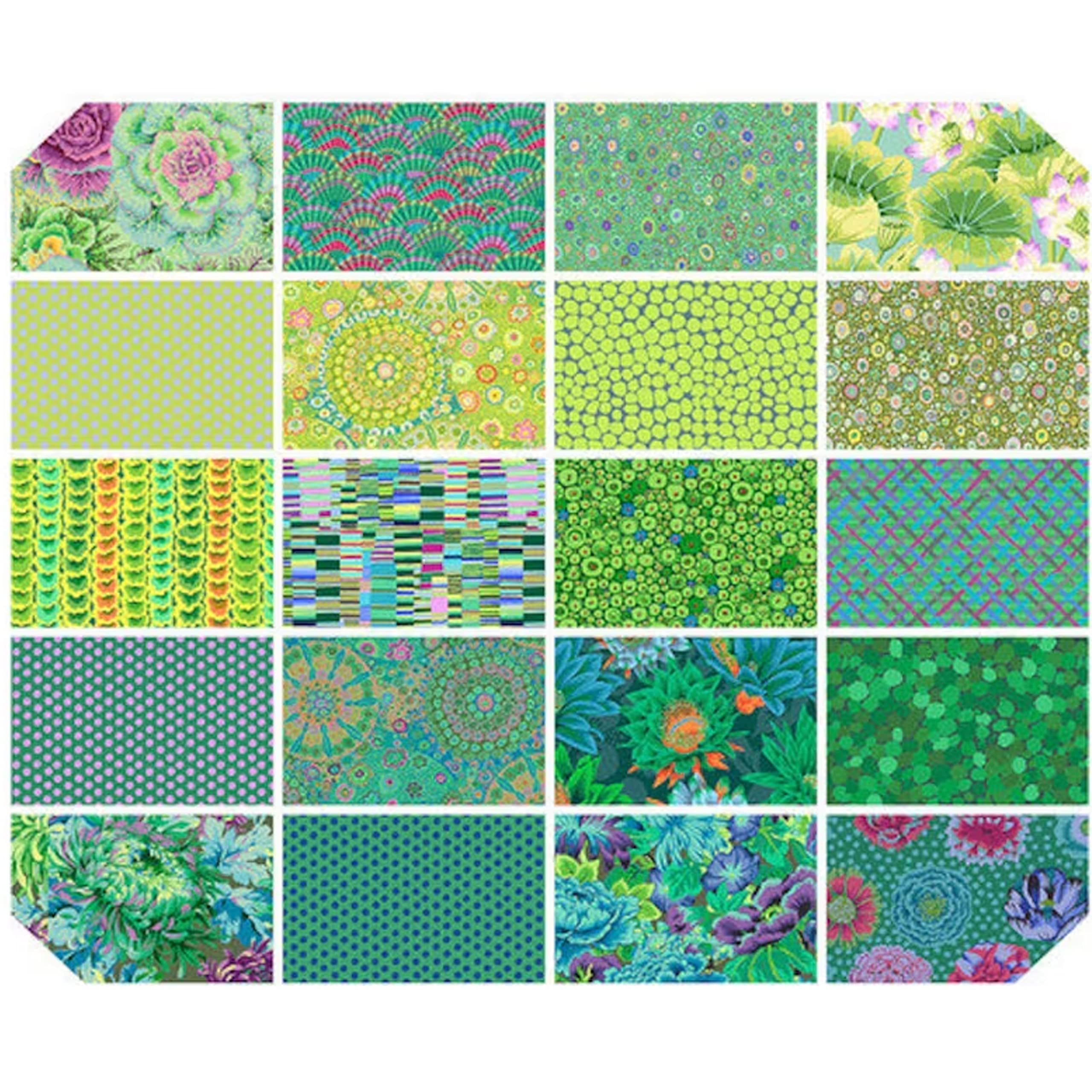 Kaffe Fassett Classics Plus Meadow 20 Fat Quarter Bundle for Free Spirit Fabrics