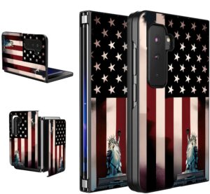 ryuithdjp for microsoft surface duo 2 case 8.3" american flag design for microsoft surface duo 2 phone case stylish shockproof cover