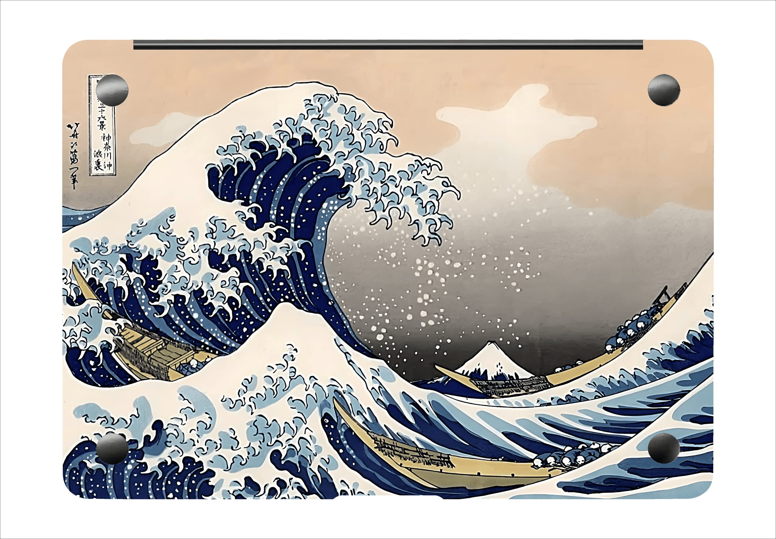 Nekoty Textured Laptop Skins compatible with MacBooks Pro 16" 14" 13" Air 13" 2019-2022 - Great Waves