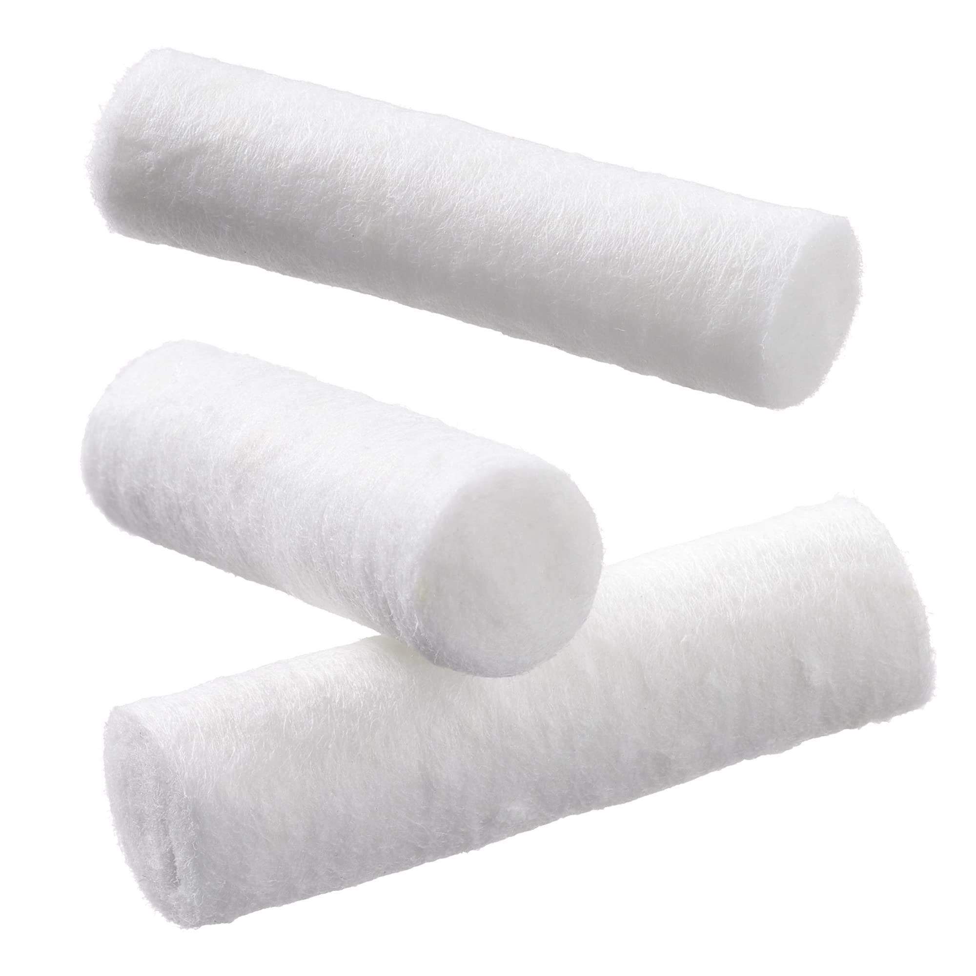 100 Dental Cotton Rolls, One Inch Nosebleed Plugs for Kids or Adults - Extra Absorbent Blood Clotting, Cotton Rolls (100 Count)