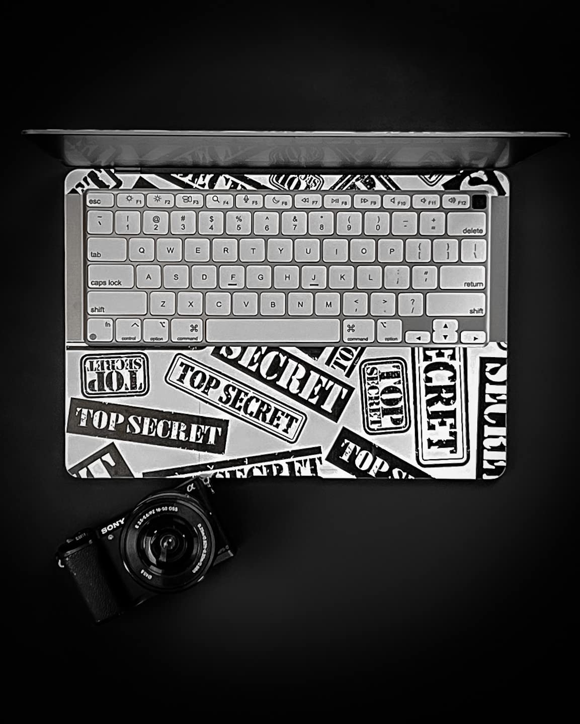 Nekoty Textured Laptop Skins compatible with MacBooks Pro 16" 14" 13" Air 13" 2019-2022 - Top Secret