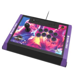 hori playstation 5 fighting stick alpha (street fighter 6 edition) - tournament grade fightstick for ps5, ps4, pc - officially licensed by sony