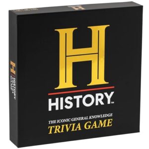 history channel trivia game - 2000+ fun general knowledge questions for adults, family and teens in the pursuit of trivial knowledge - the perfect party card game for board games night with your group