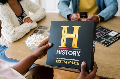 HISTORY Channel Trivia Game - 2000+ Fun General Knowledge Questions for Adults, Family and Teens in The Pursuit of Trivial Knowledge - The Perfect Party Card Game for Board Games Night with your Group