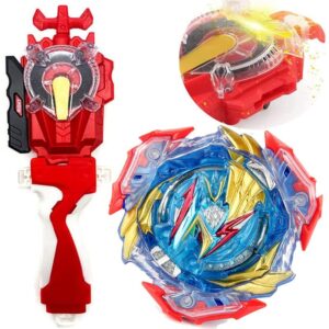 bay blades for 8-12 spark launcher play blade blades for boys, bey burst toy bayblayed ultimate valkyrie battling tops bey battle burst lr launcher set gaming top toys gift kids 6-8+