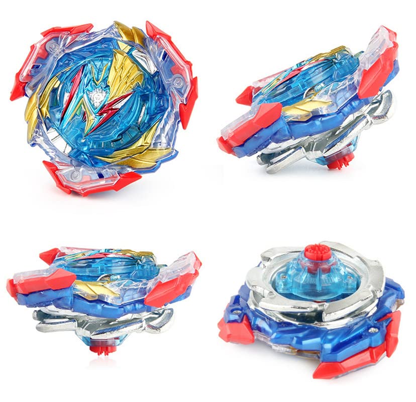 Bay Blades for 8-12 Spark Launcher Play Blade Blades for Boys, Bey Burst Toy Bayblayed Ultimate Valkyrie Battling Tops Bey Battle Burst LR Launcher Set Gaming Top Toys Gift Kids 6-8+