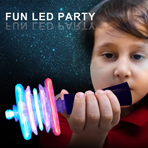 Light Up Wand-Spinning Snowflake Wands,Magic Wand Rotating Toy,Magic Princess Sensory Toys,Christmas & Birthday Gift