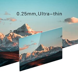 kinokoo Panasonic FZ1000 II Screen Protector 0.25mm Ultra-thin Tempered Glass Film Screen Protector for Panasonic FZ1000 II Crystal Clear Film Screen Protector Bubble-free/Anti-scratch (2 pack)