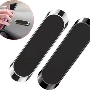 [2Pack] Cellphone Car Holder, Magnetic Phone Holder for Car, iPhone Magnetic car Mount, Samsung Magnetic car Mount, Universal Dashboard car Mount Fits All Smartphones.