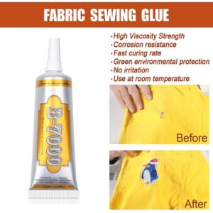 Fabric Glue, Adhesive for Leather, Instantly Strong Adhesive for bonding Shoe,Tent,Drape,Carpeting,Upholstery,Boat Fabic,Auto Headliner,Iron-on Patches,Awning Repair,Clothing, Bag,Seat,Sofa,PU