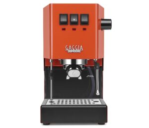 gaggia ri9380/53 classic evo pro espresso machine, lobster red, small