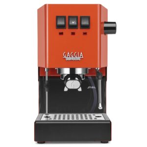 Gaggia RI9380/53 Classic Evo Pro Espresso Machine, Lobster Red, Small