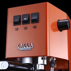 Gaggia RI9380/53 Classic Evo Pro Espresso Machine, Lobster Red, Small