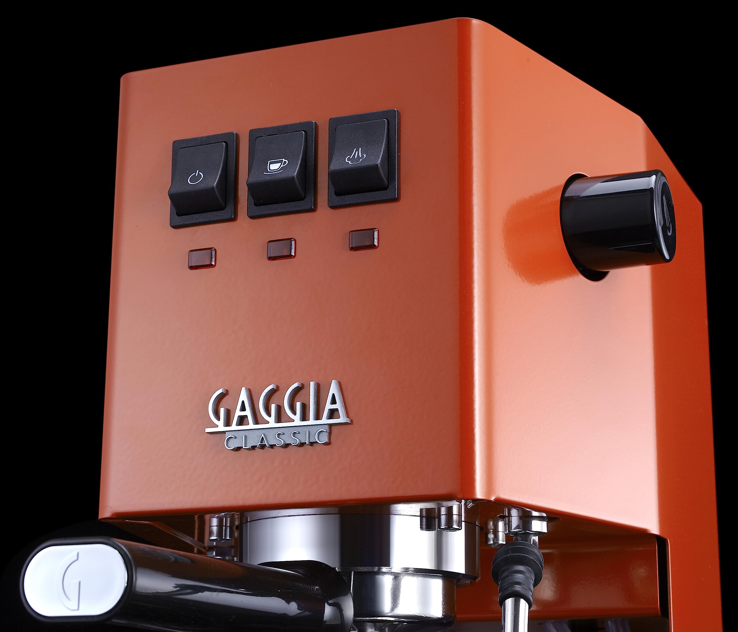 Gaggia RI9380/53 Classic Evo Pro Espresso Machine, Lobster Red, Small