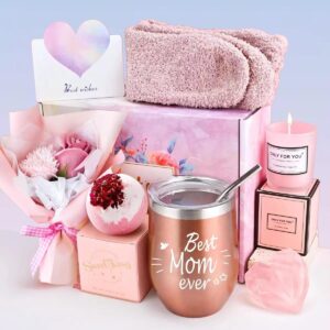 jupozop new mom gifts for women after birth, birthday gifts for mom from daughters, relaxing gifts for mom baskets, gift basket for mom grandma nana mother in law women