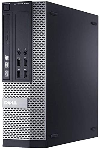 Dell Optiplex 9020 Small Desktop Computer (SFF) | Quad Core Intel i5 (3.20GHz) | 16GB DDR3 RAM | 512GB SSD Solid State | Windows 10 Pro | 24in Monitor | RGB Mouse + Keyboard, Black (Renewed)