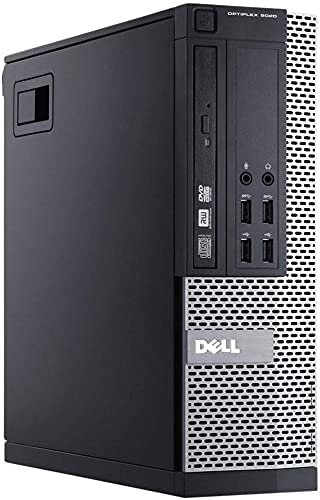 Dell Optiplex 9020 Small Desktop Computer (SFF) | Quad Core Intel i5 (3.20GHz) | 16GB DDR3 RAM | 512GB SSD Solid State | Windows 10 Pro | 24in Monitor | RGB Mouse + Keyboard, Black (Renewed)