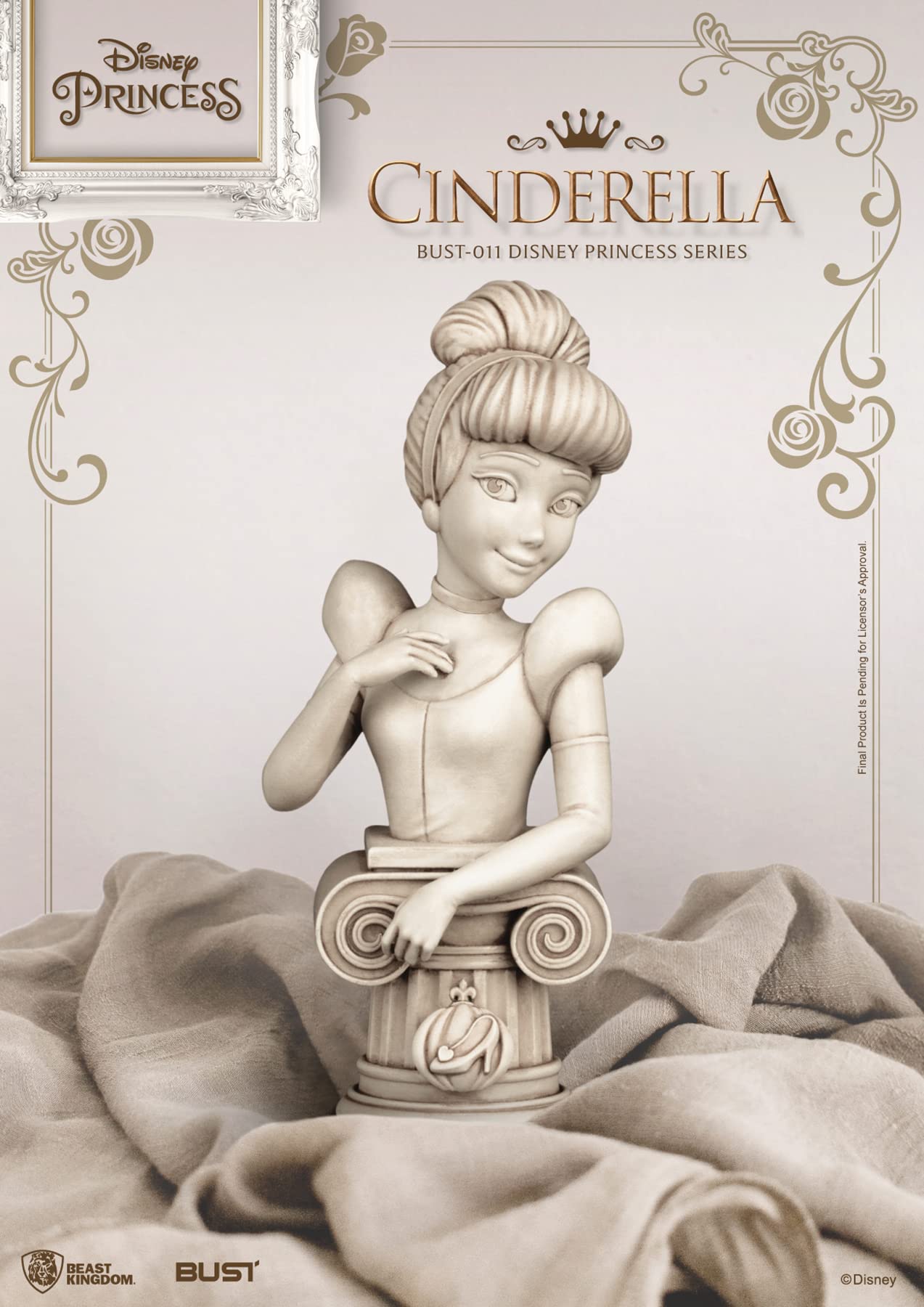 Disney Princess Series: Cinderella BUST-011 Statue