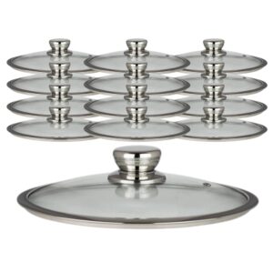 steelite international 7347mw125 stainless steel lid, for extinguishing fuel can holder 7347mw121, 3.125" length, 3.125" width, 1.75" height, 12 pieces