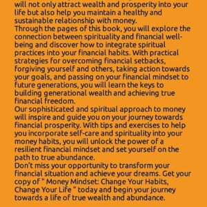 Money Mindset: Change Your Habits, Change Your Life