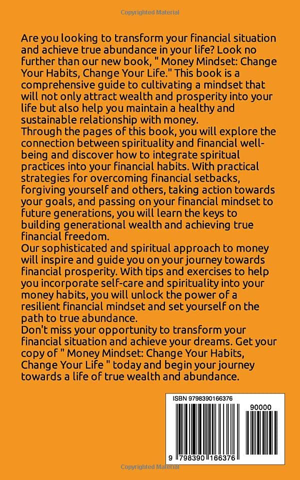 Money Mindset: Change Your Habits, Change Your Life