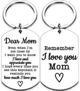 rosa vila mom keychain, mom birthday gifts, mothers day gifts from daughter, christmas gifts, mothers day gift ideas