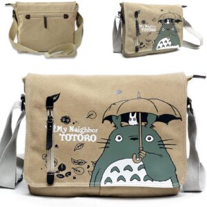 anime messenger bag women kawaii crossbody bag casual shoulder bag school canvas bag