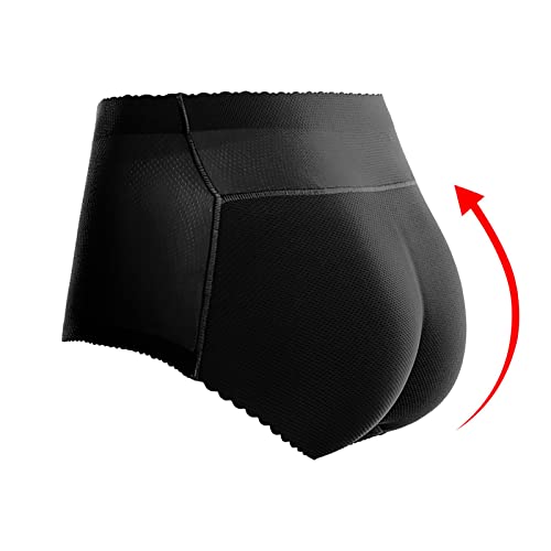 Underwear Women Seamless Underwear for Women Butt Lifter High Rise Cotton Comfortable Underpants Breathable Soft Oversize Shapewear Thongs Cheeky Underwear for Women Black