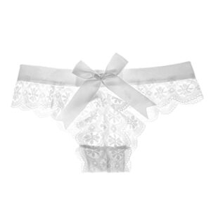 underwear women g string thongs for women sexy slutty low waist floral lace comfortable t-back tangas breathable stretch oversize underwear womens underwear white