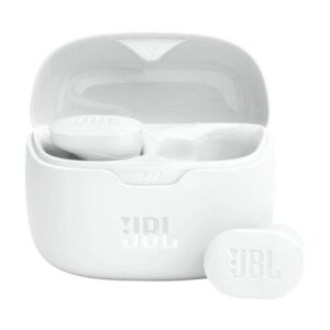 jbl tune buds - true wireless noise cancelling earbuds, jbl pure bass sound, bluetooth 5.3, 4-mic technology for crisp, clear calls, up to 48 hours of battery life, water and dust resistant (white)