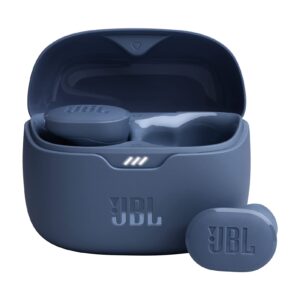 jbl tune buds - true wireless noise cancelling earbuds, jbl pure bass sound, bluetooth 5.3, 4-mic technology for crisp, clear calls, up to 48 hours of battery life, water and dust resistant (blue)