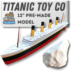 titanictoyco rms titanic model ship 1 ft long assembled titanic toys for kids, historically accurate titanic toy, titanic ship, titanic cake topper, titanic figurine, titanic boat, titanic replicas