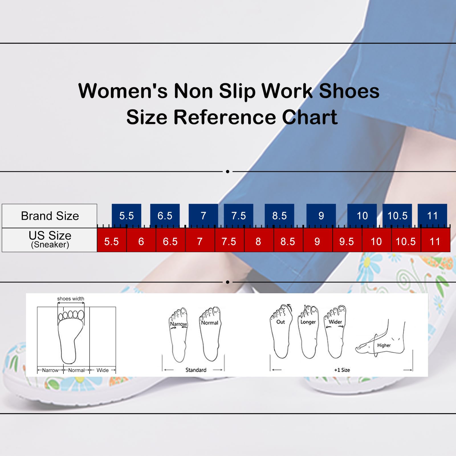 alcubieree Non Slip Work Shoes for Women,Slip Resistant,Waterproof,Oil-Proof,Ideal for Nurse Healthcare Crews,Kitchen Chef Food Service Restaurant Slip on Working Footwear Black Size 8.5