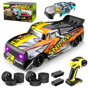 4drc h4 remote control car,high speed rc car for kids adults toys, 2.4ghz 4wd drifting racing rc cars fast 30km/h monster truck, all terrain off road truck,8 12 gifts for boys