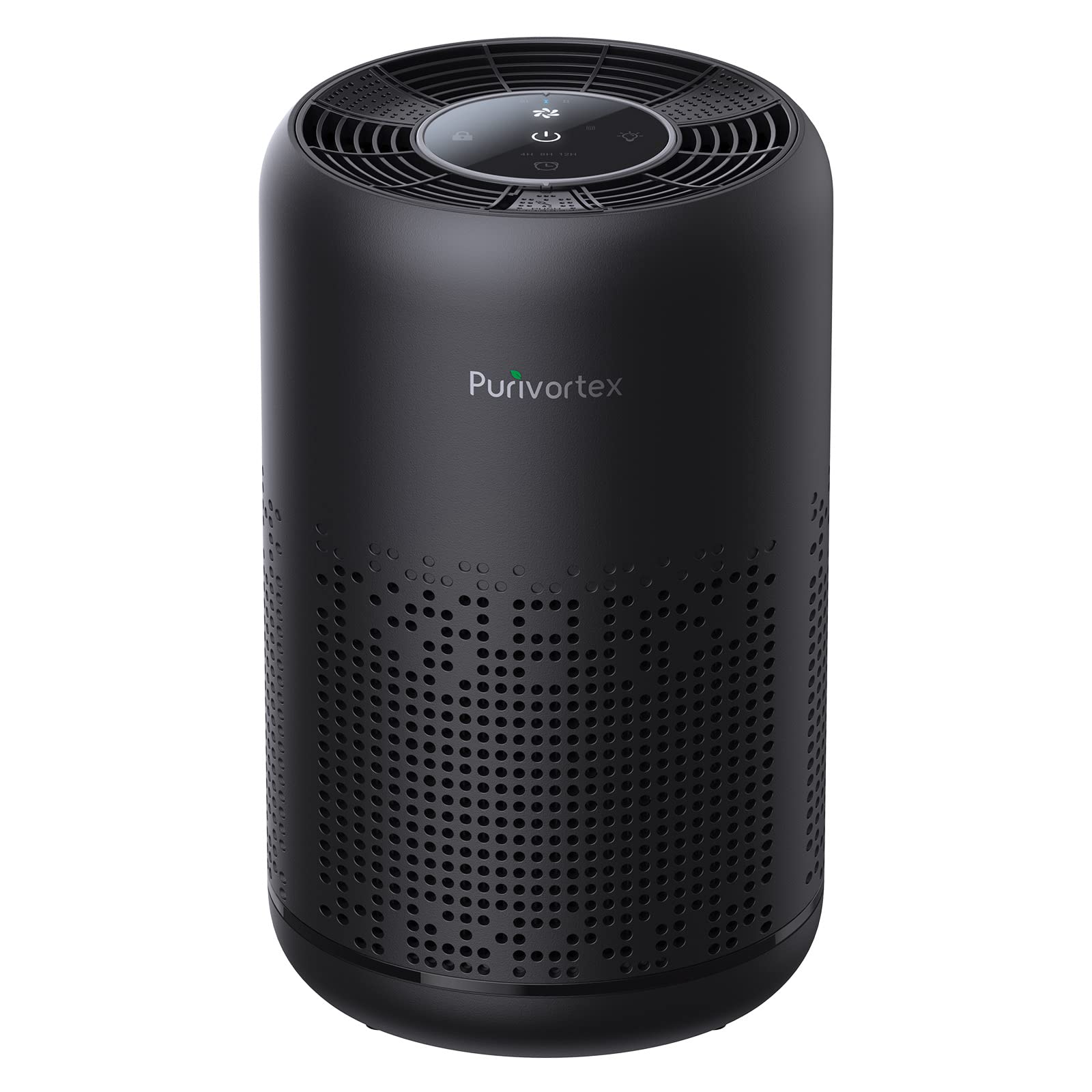 Air Purifiers for Bedroom, HEPA Air Purifiers, Air Cleaner for Smoke A11ergies Dander Hair Odor, Portable Air Purifier with Fragrance Sponge Sleep Mode Speed Control - AC300 Black