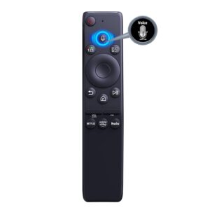 voice remote control fit for samsung smart tvs, bn59-01312a universal remote replacement for all samsung frame qled led lcd 8k 4k tvs