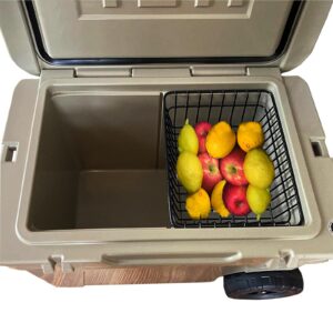 cooler basket for yeti tundra haul, yeti roadie 48, yeti roadie 60，compatible with other lgloo accessories cooler locks, cooler dividers, ice etc,cooler basket keeps food dry. (1-pack)